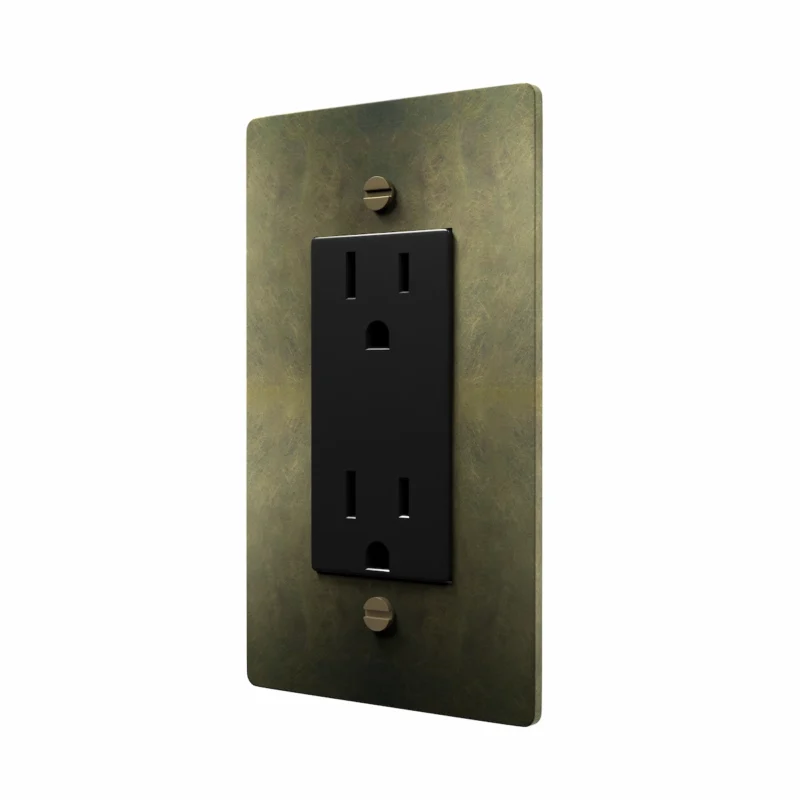 Antique Brass Electrical Outlet | Getswitches.com