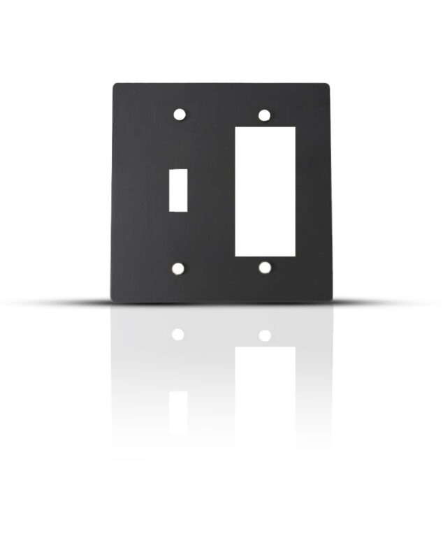 Black Brass 2 Rocker Switch Plates | Getswitches.com