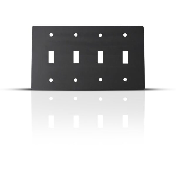 Black Brass 2 Rocker Switch Plates | Getswitches.com