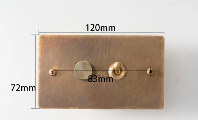 Aged Brass Toggle & Dimmer Light Switch | Getswitches.com