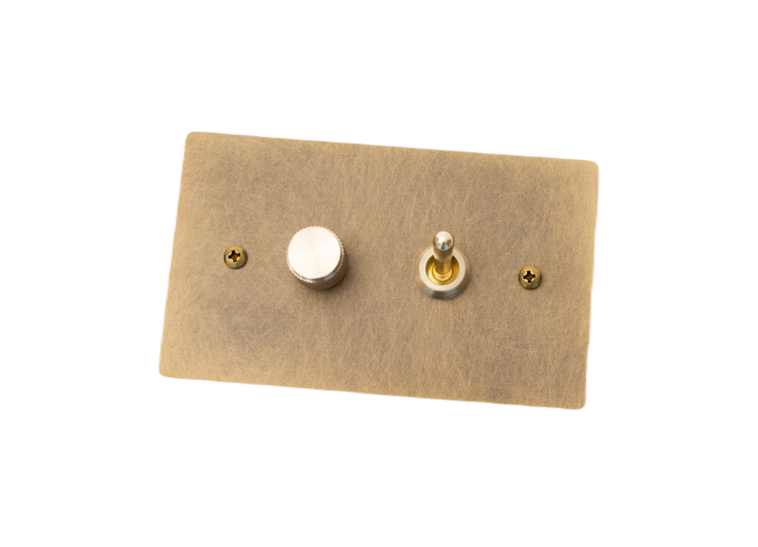 Aged Brass Toggle & Dimmer Light Switch | Getswitches.com
