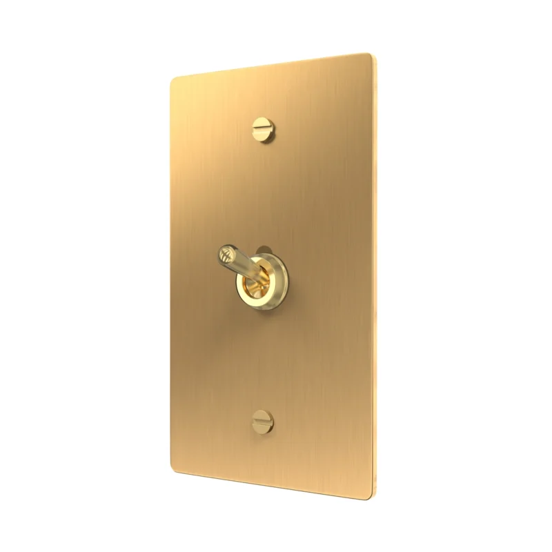 Brass Retro Toggle Light Switch