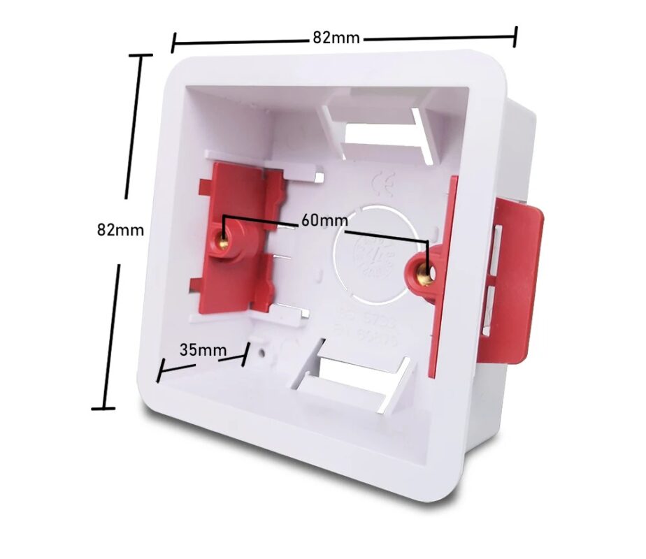 Fireproof Wall Mount Internal Back box for drywall 86*86mm ...