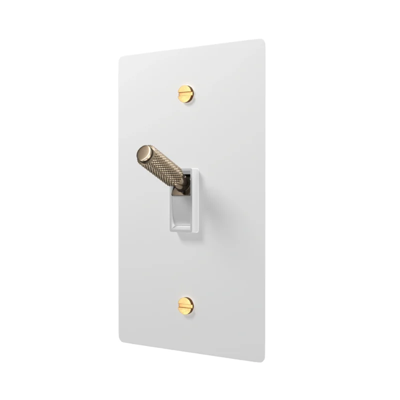 White Brass Toggle Switch | Getswitches.com